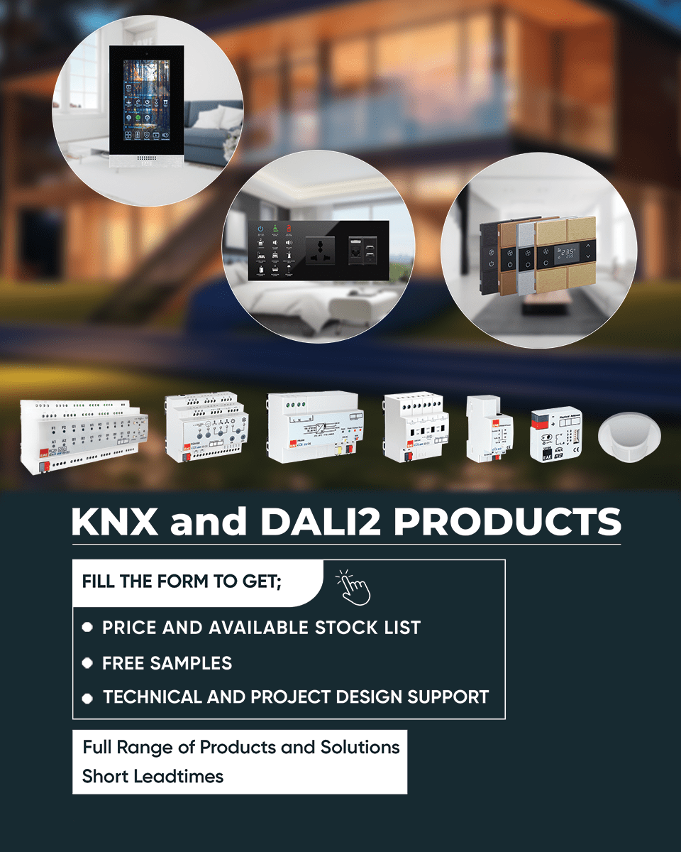 EAE Technology – KNX Akıllı Ev Sistemi, Aydınlatma Otomasyonu